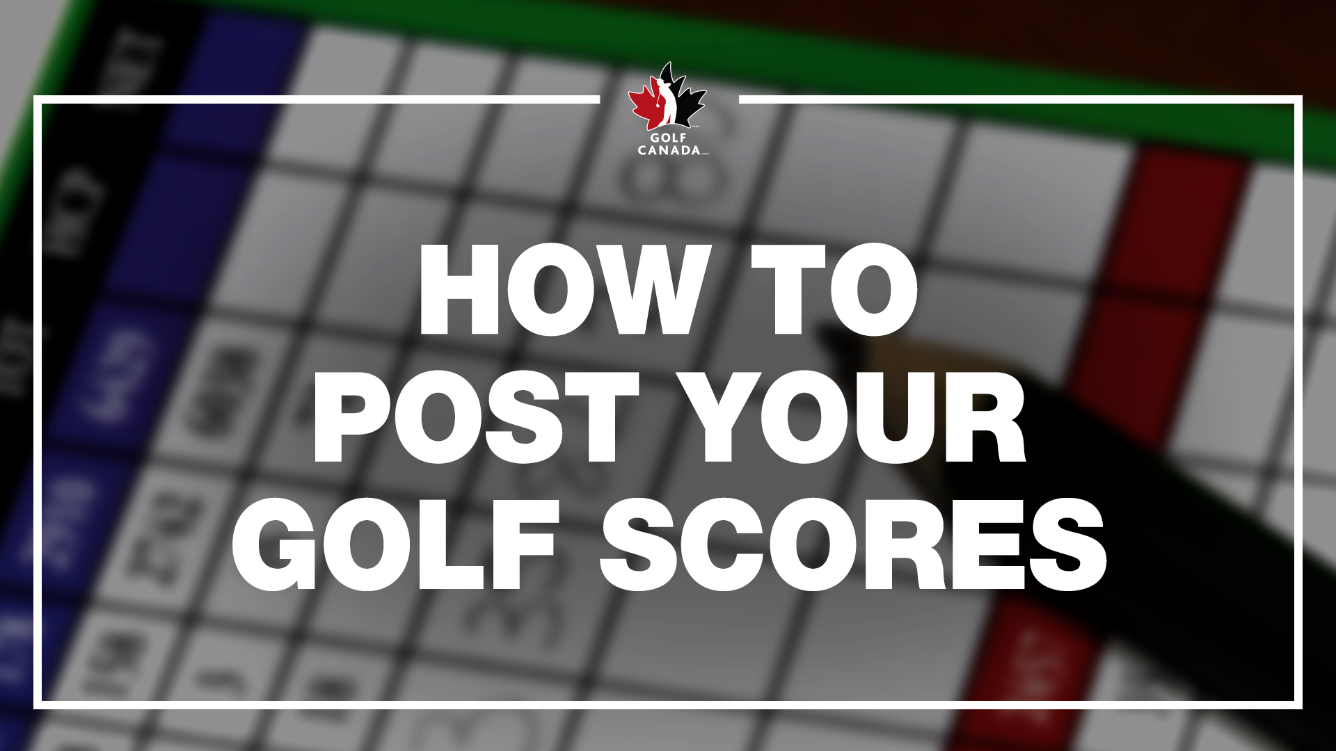 How to post your golf scores - Golf Saskatchewan