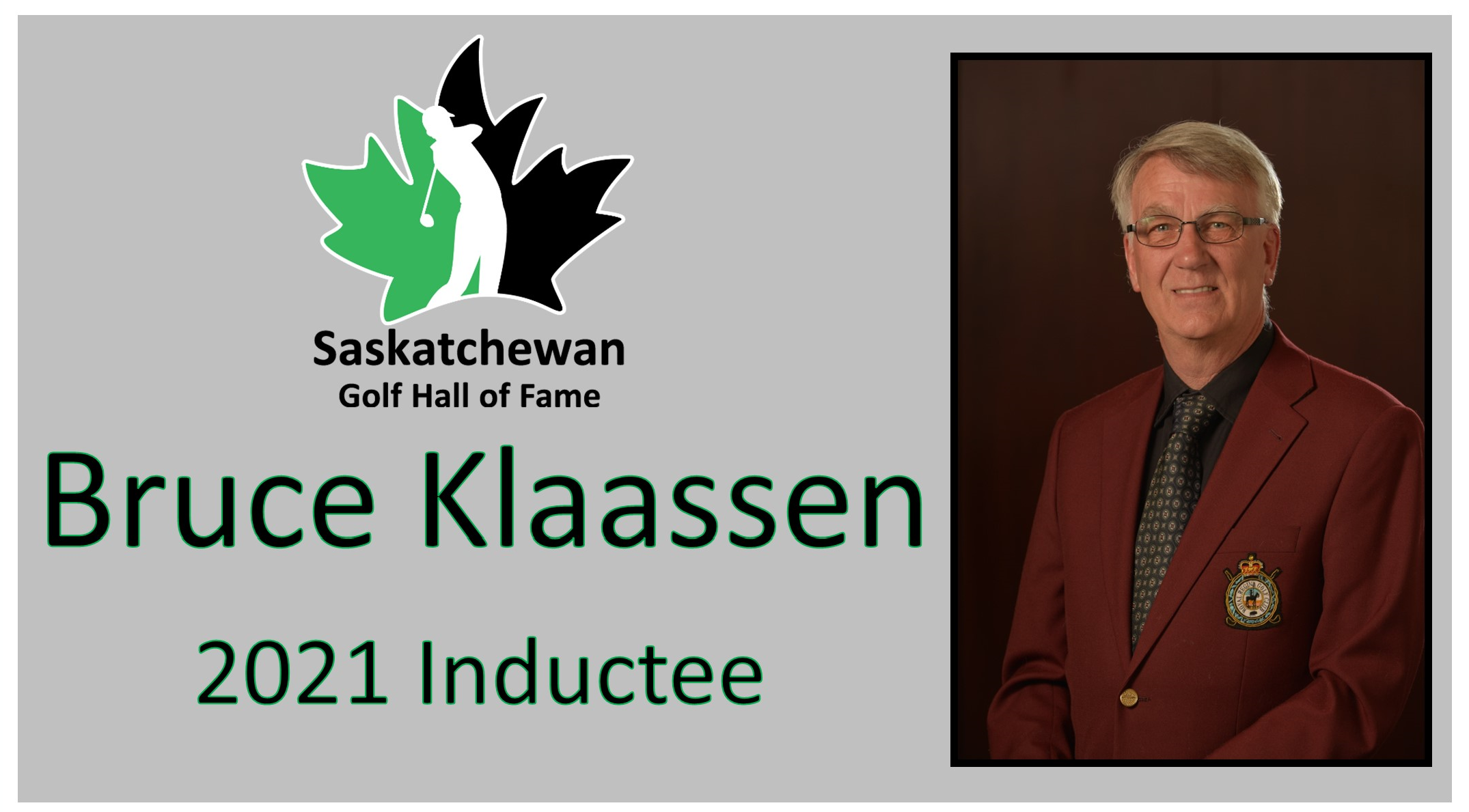 Klaassen talks about Hall induction - Golf Saskatchewan