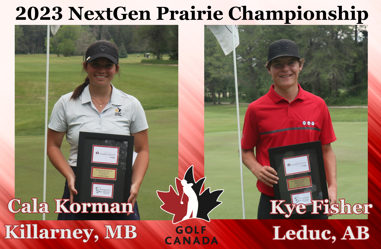 Korman; Fisher win NextGen Prairie Championship - Golf Saskatchewan